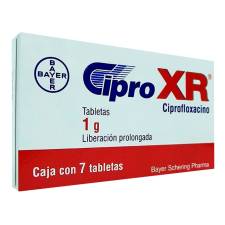 Cipro XR 1 g tabletas 7 pzas | Walmart